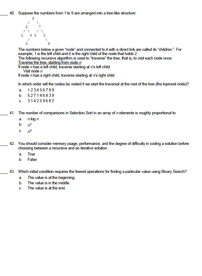 Solved 27. Consider the following sorting method: public | Chegg.com