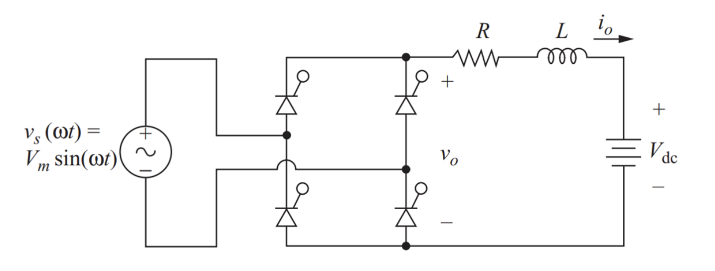 Solved find the average output voltage. Vm = 230 V , Vdc = | Chegg.com