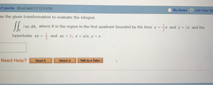 Solved Need help solving this calc problem | Chegg.com