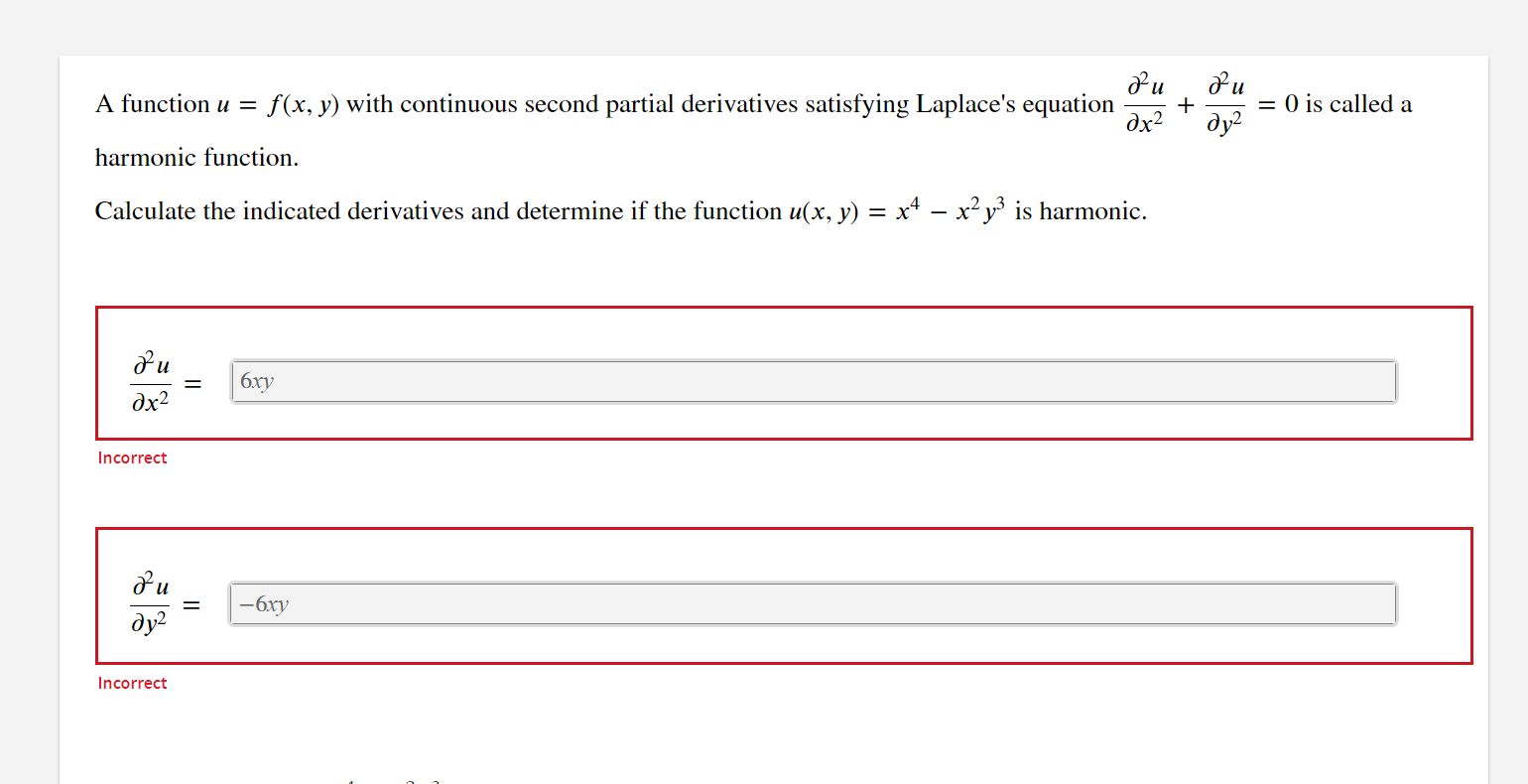 Solved A Function Ufxy With Continuous Second Partial 