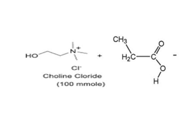 Solved CH3 HO H2C- с Choline Cloride (100 mmole) H Н. | Chegg.com