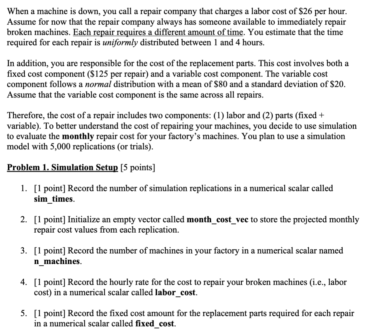 Solved Please HELP! Resolve Problems 1 through 3: There is a | Chegg.com