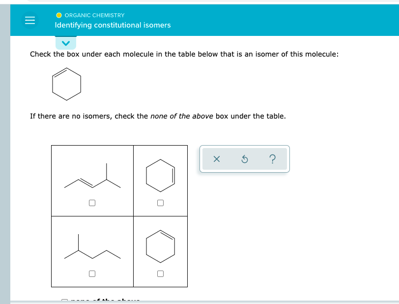 Solved ORGANIC CHEMISTRY Identifying constitutional isomers | Chegg.com