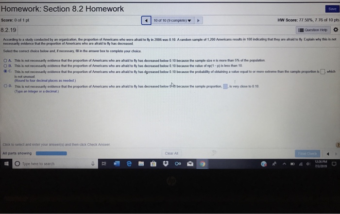 Solved Homework Section 8 2 Homework Save Score 0 Of 1 Pt
