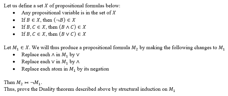 Solved Let us define a set X of propositional formulas | Chegg.com