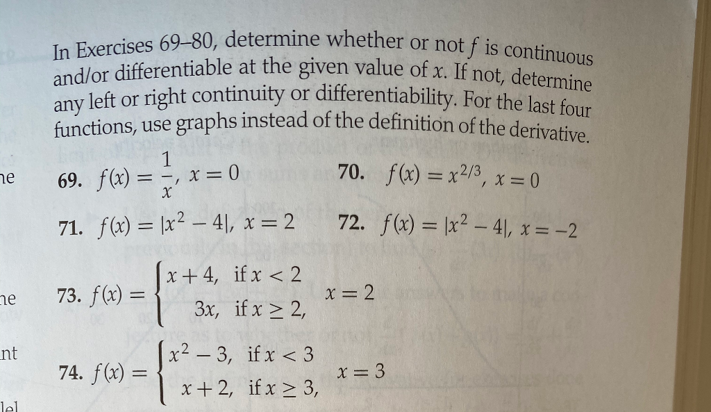 Solved In Exercises 69–80, determine whether or not f is | Chegg.com