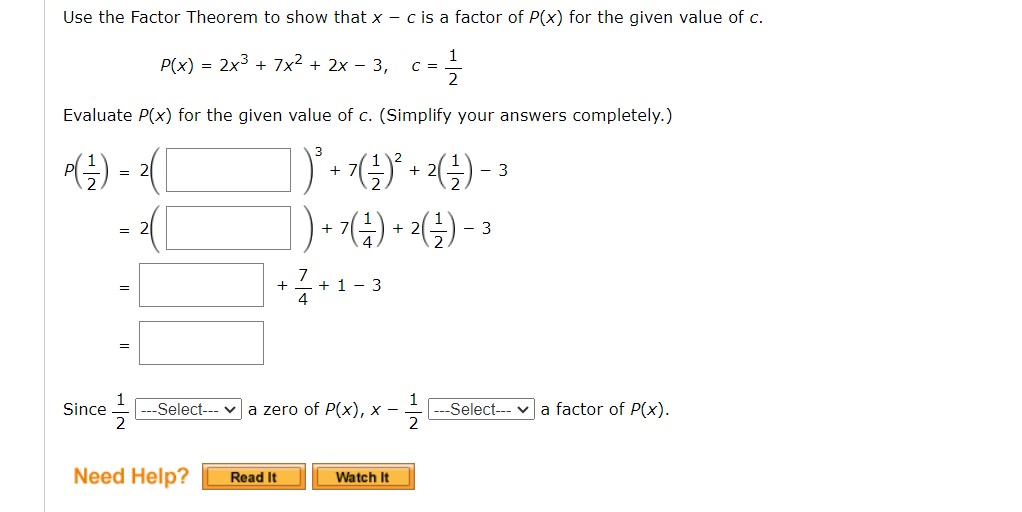 Solved Use the Factor Theorem to show that x-c ﻿is a factor | Chegg.com