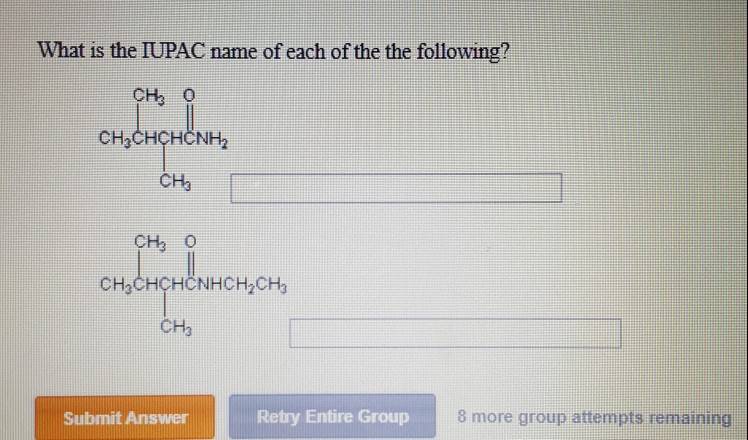 Solved Use the References to acc What is the IUPAC name of | Chegg.com
