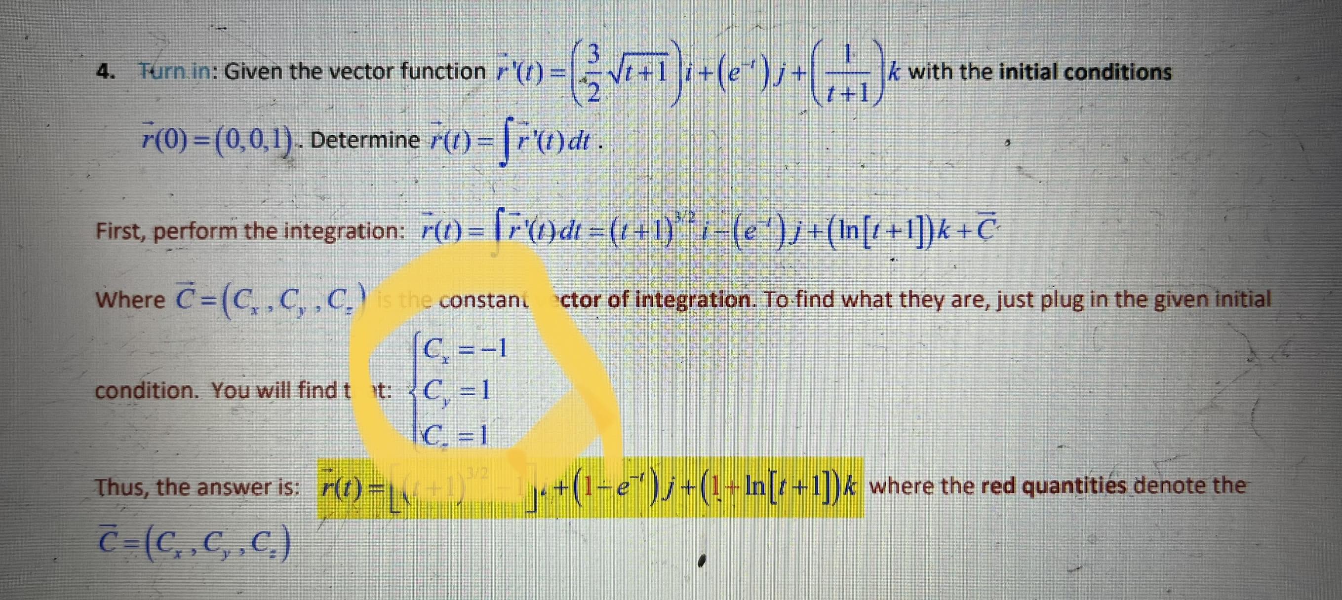 Solved how do i find these C1 to C3 shown in the yellow | Chegg.com