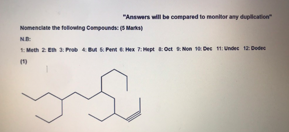 Solved "Answers will be compared to monitor any duplication" | Chegg.com