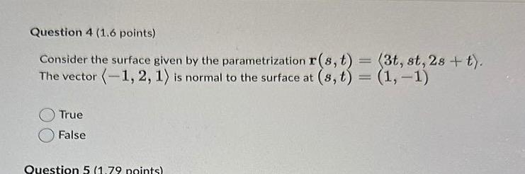Solved Consider the surface given by the parametrization | Chegg.com