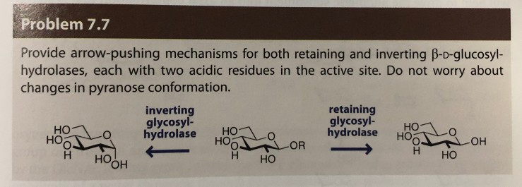 Solved Problem 7.7 Provide arrow-pushing mechanisms for both | Chegg.com