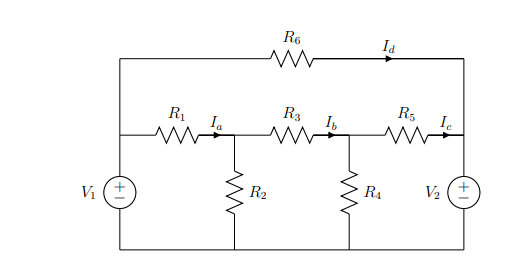 Solved using mesh analisys | Chegg.com