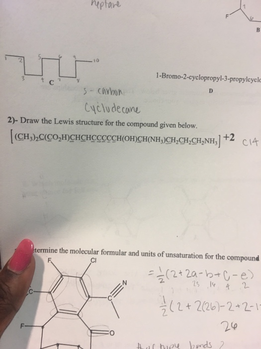 Solved Draw the Lewis structure for the compound given | Chegg.com