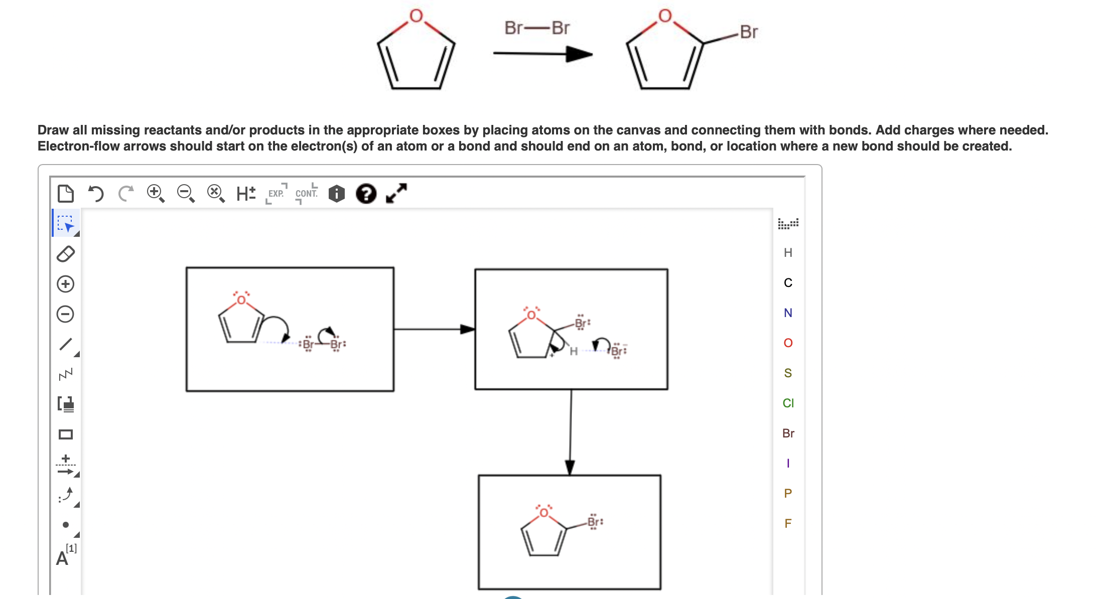 Solved Draw all missing reactants and/or products in the | Chegg.com