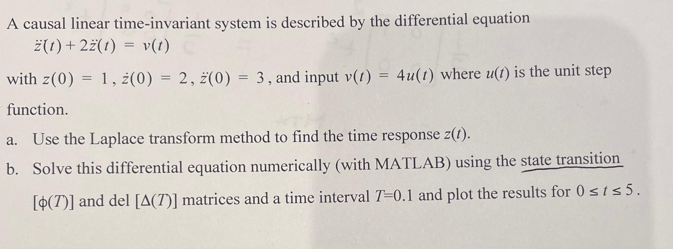 Solved A causal linear time-invariant system is described by | Chegg.com