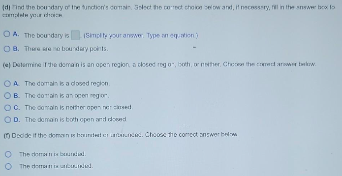 Solved For the given function, complete parts (a) through | Chegg.com