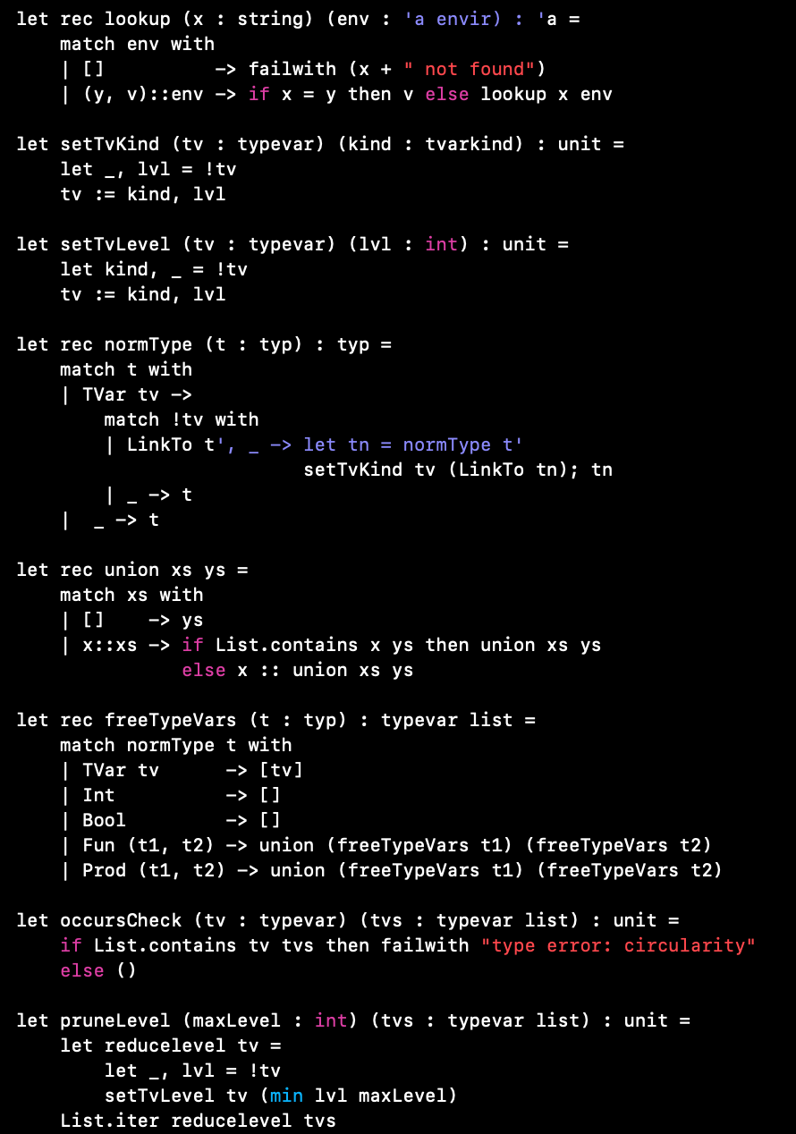 Solved Assignment3.fs contains an implementation of type | Chegg.com