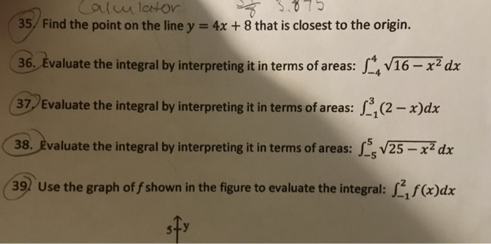 Solved 35 Find the point on the line y 4x +8 that is closest | Chegg.com