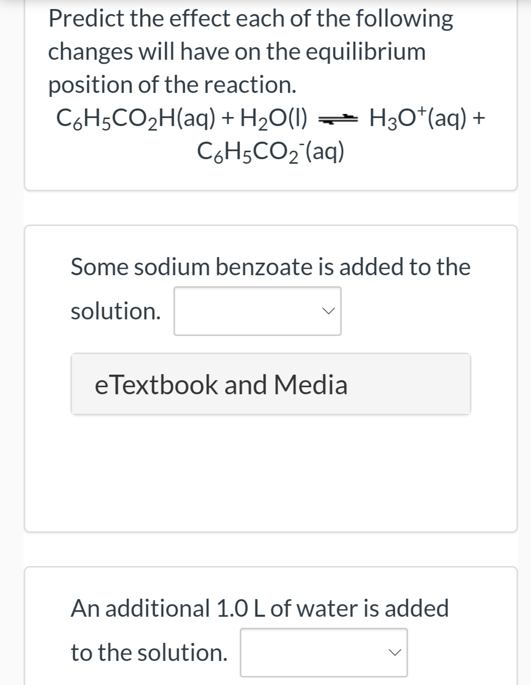 Solved Some NaCl is dissolved in the solution.Predict the | Chegg.com