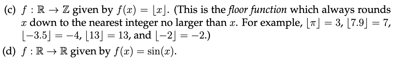 Solved For each map described below, determine if the map is | Chegg.com