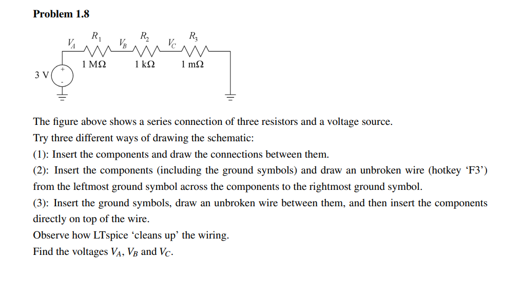 Solved Problem 1.8 The figure above shows a series | Chegg.com