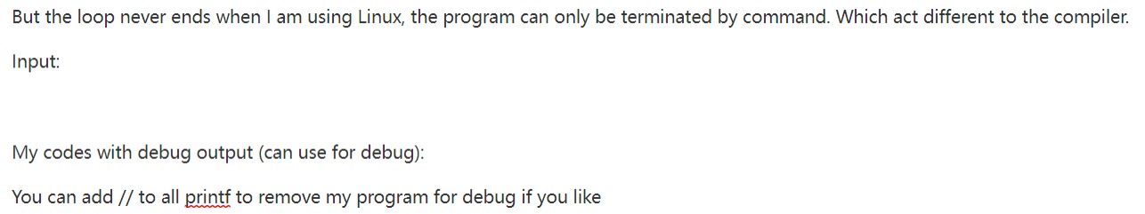 Solved Why my C program (not c++ ) works normally on online | Chegg.com