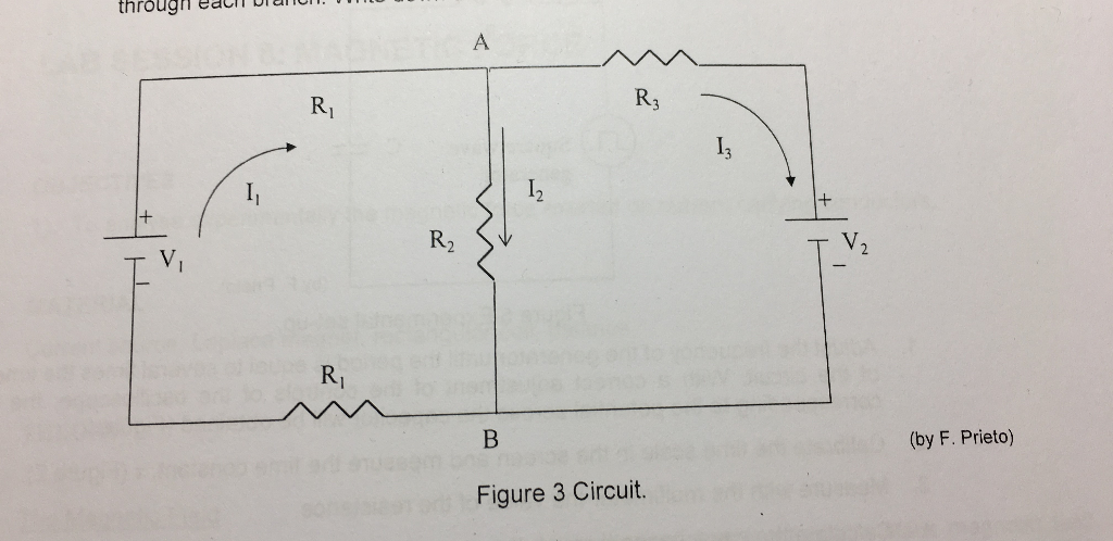 Solved Find I1, I2, I3, VR1, VR2, VR3 and VAB in the circuit | Chegg.com