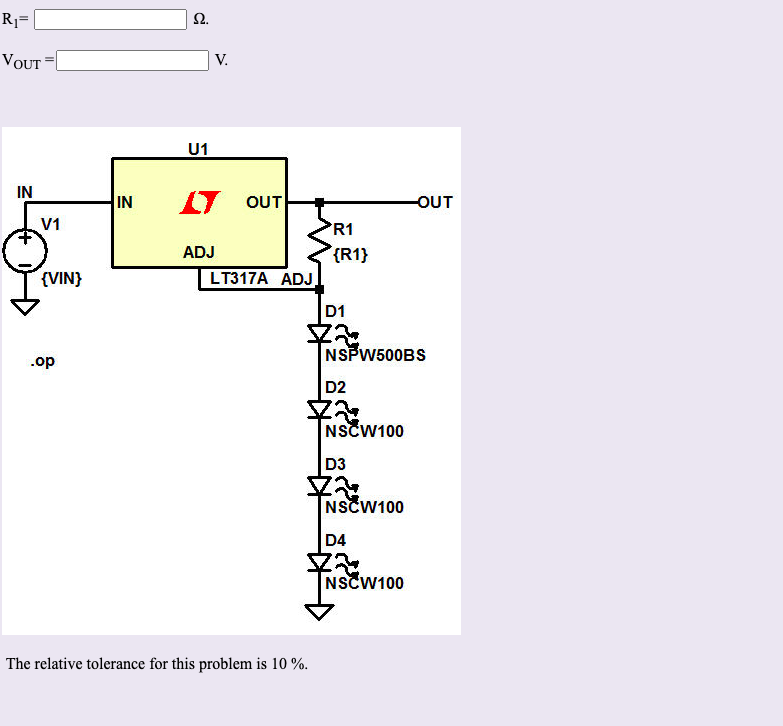 Solved For the circuit shown below, design the value of Ry | Chegg.com