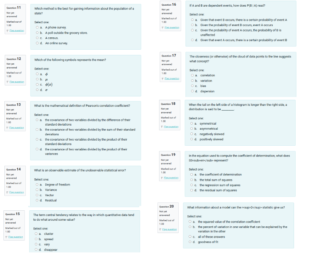 Solved Just answers only, no need to write explanations | Chegg.com