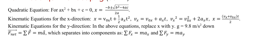 Solved Average velocity: vˉ=tx−x0, Average acceleration: | Chegg.com