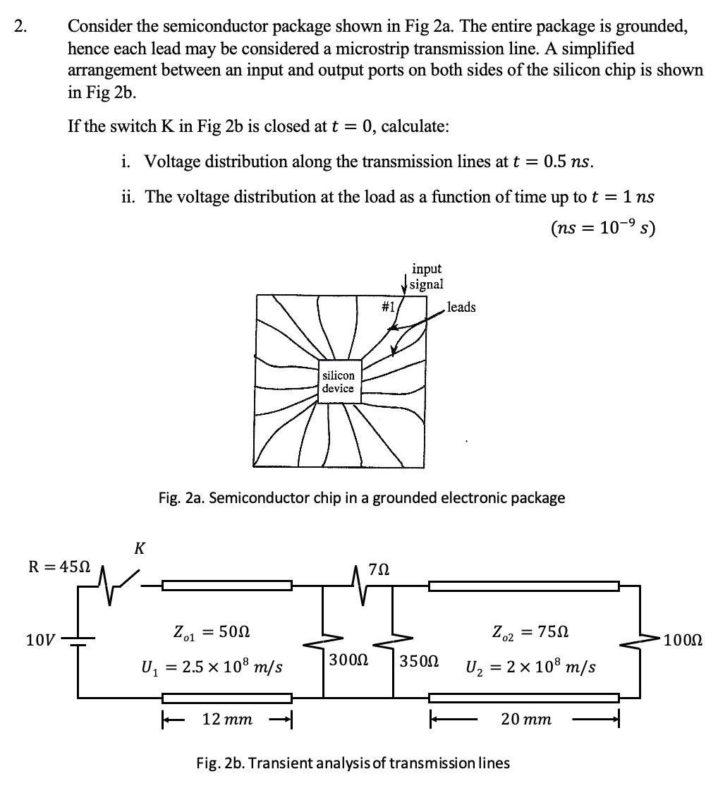 2. Consider the semiconductor package shown in Fig | Chegg.com