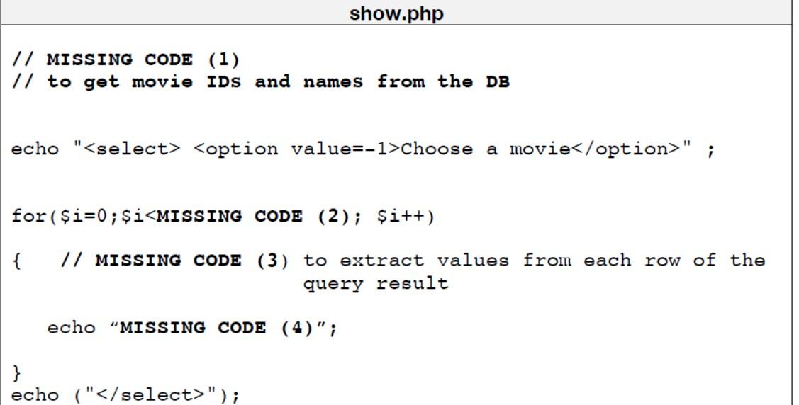 Solved There are some mistake(s) or missing line(s) in each | Chegg.com