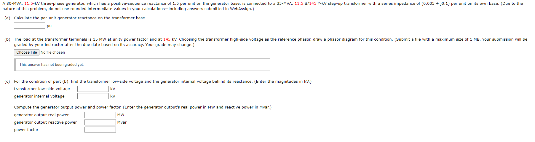 Solved nature of this problem, do not use rounded | Chegg.com