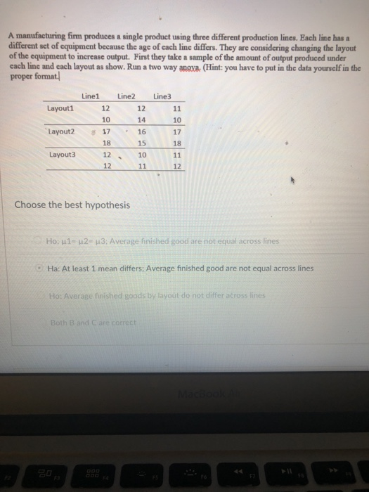 Solved A manufacturing firm produces a single product using | Chegg.com