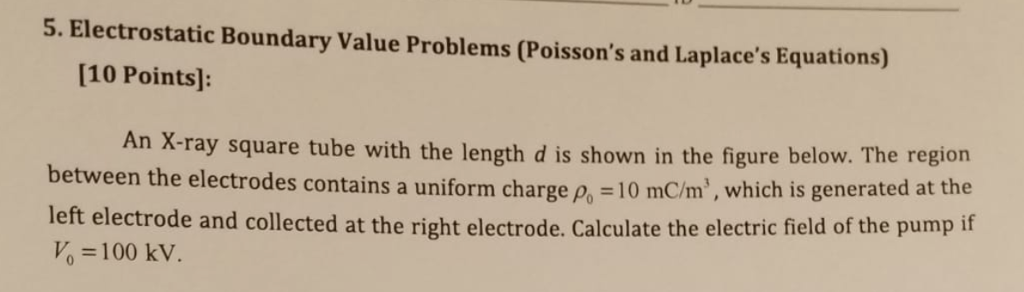 5. Electrostatic Boundary Value Problems (Poisson's | Chegg.com