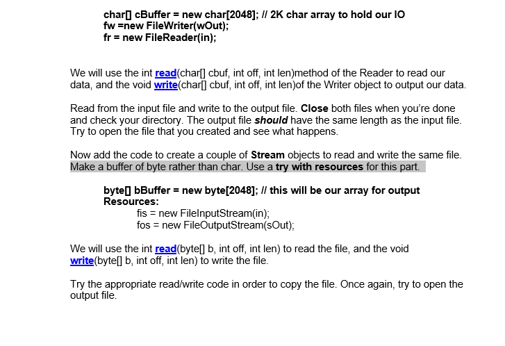 Solved MINS 325 Lab 4 Spring 2021 File Readers/Writers and | Chegg.com