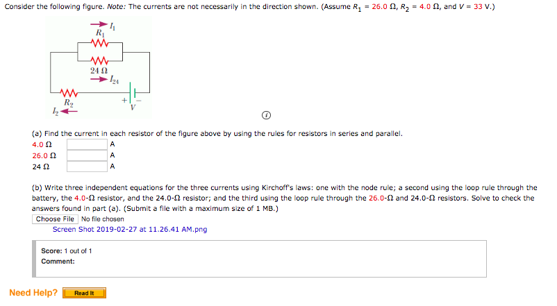 Solved Consider the following figure. Note: The currents are | Chegg.com