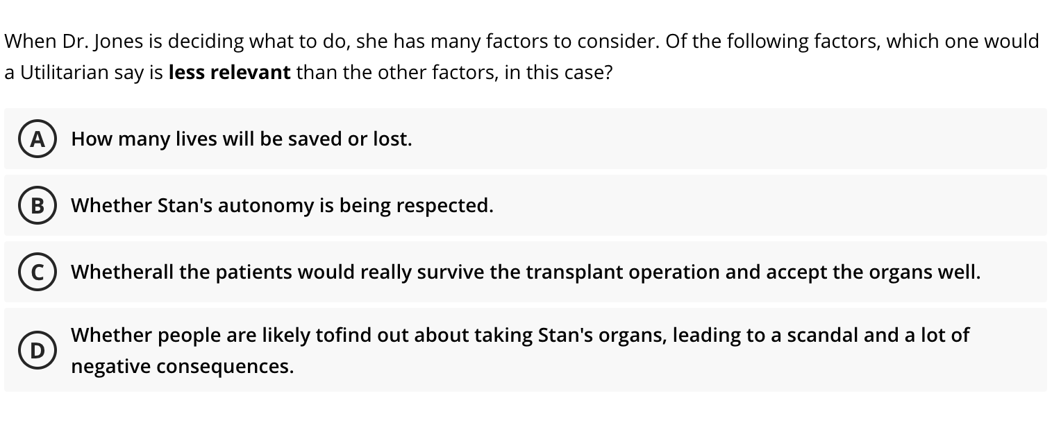Solved For the next two questions, consider the following | Chegg.com