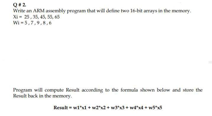Solved write this program in keil micro vision in assembly | Chegg.com