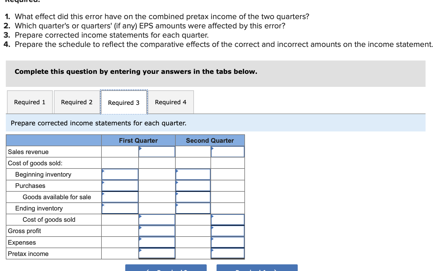 Solved Griffin Corporation prepared the following two income | Chegg.com