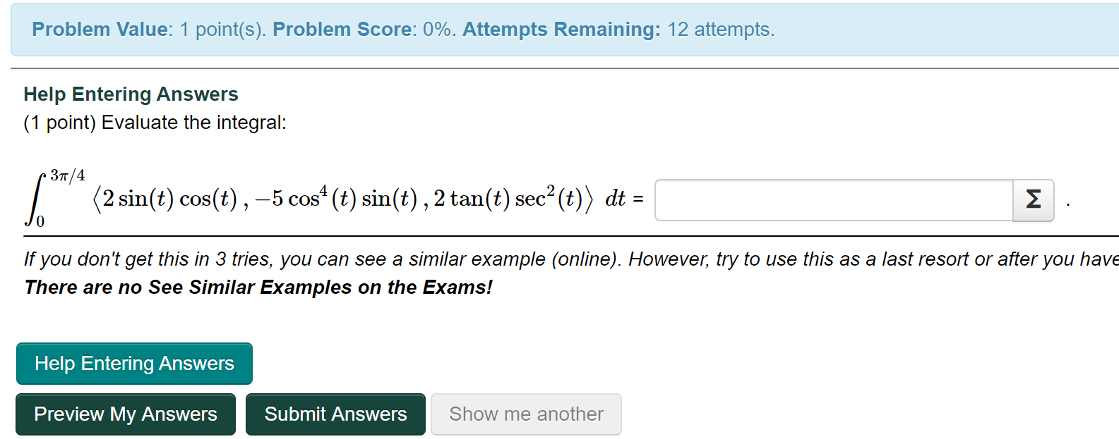 Solved Problem Value: 1 point(s). Problem Score: 0%. | Chegg.com