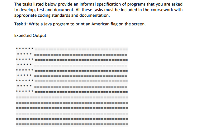 Solved The tasks listed below provide an informal | Chegg.com