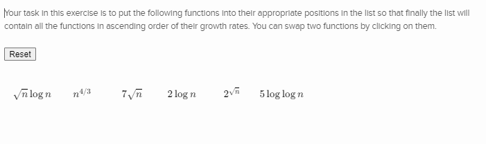 Solved Your Task In This Exercise Is To Put The Following 