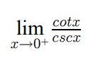 Solved lim cotx CSCI 00+ | Chegg.com
