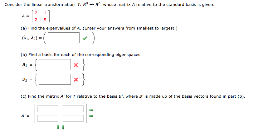 Solved Consider the linear transformation T: Rn → Rn whose | Chegg.com
