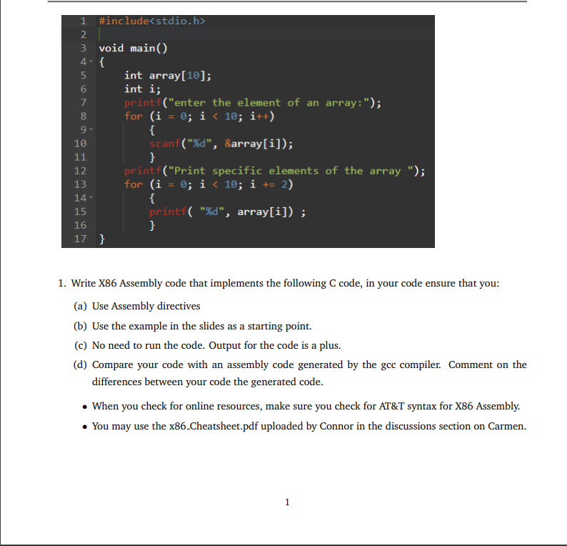 end assembler directive