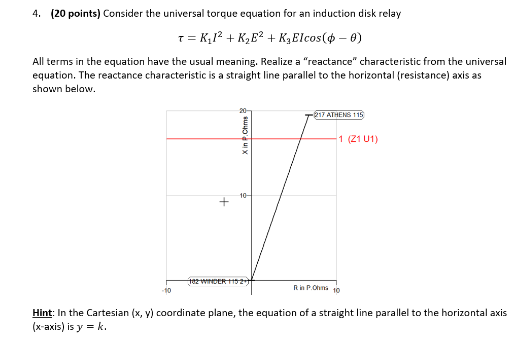Solved 4. (20 points) Consider the universal torque equation | Chegg.com