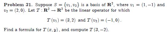 Solved Problem 31. Suppose \\( S=\\left\\{v_{1}, | Chegg.com