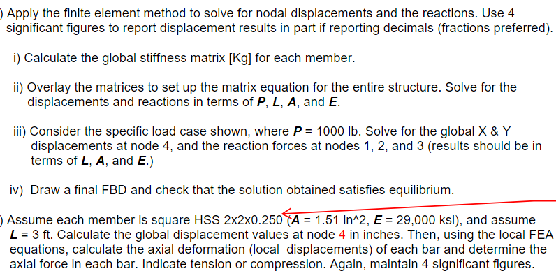Solved Apply the finite element method to solve for nodal | Chegg.com